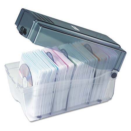 Innovera CD/DVD Storage Container, Holds 150 Discs IVR39502 | Zoro
