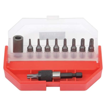 Blackhawk By Proto Torx Bit Set, 1/4 In Hex Dr, Stl, 11 Pcs BI-11TS | Zoro