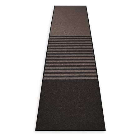 Notrax Entrance Runner, Polypropylene, 3/8 in thick, Black, 3 ft x 12 ...