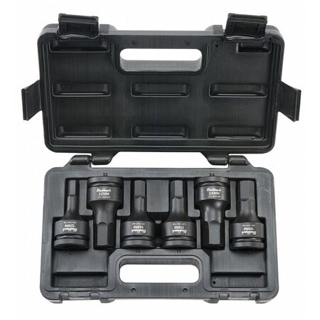 Blackhawk By Proto 3/4" Drive Socket Set, Metric, 6 pcs (UH-3406MS) | Zoro