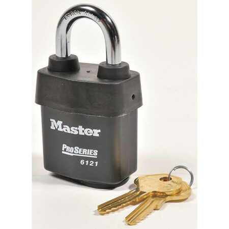 Master Lock Padlock, Keyed Different, Standard Shackle, Rectangular ...