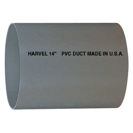 Harvel Round Rigid Duct, 10 in Duct Dia, 10 3/4 in W, 10 ft. L, 10 3/4 ...