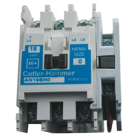 Eaton Cutler-Hammer 120VAC Non-Reversing Magnetic Contactor 3P 18A NEMA ...