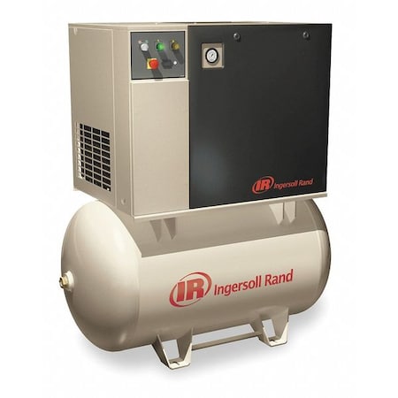 Ingersoll-Rand Rotary Screw Air Compressor, 30 HP, 3 Ph UP6-30-125/120 ...