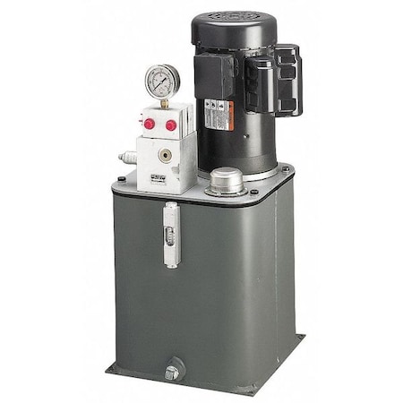 Concentric International Power Unit, 1 Stage, 5 hp, 460VAC, 3000 psi ...