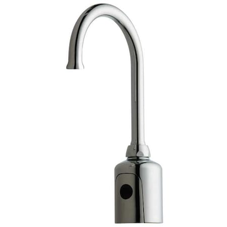 Chicago Faucet Sensor Single Hole Mount, 1 Hole Gooseneck Bathroom ...
