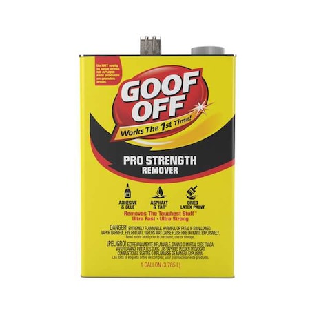 Goof Off Professional Strength Remover, Non-Aerosol Can, 1 gal, Multi ...