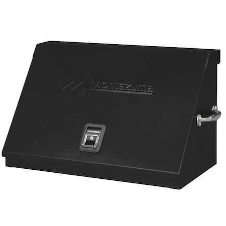 Montezuma 30"W Steel, Black Portable Tool Box, Powder Coated, 18-1/4"H ...