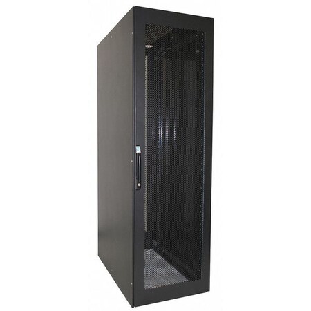 Rittal Server Cabinet, Steel, Black 9963767 | Zoro