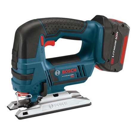 Bosch Cordless Jig Saw Kit, 18.0VDC, 4 Pos Orbitl JSH180-01 | Zoro