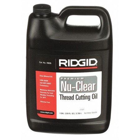 Ridgid Thread Cutting Oil, Nu-Clear, 1 Gal. 70835 | Zoro