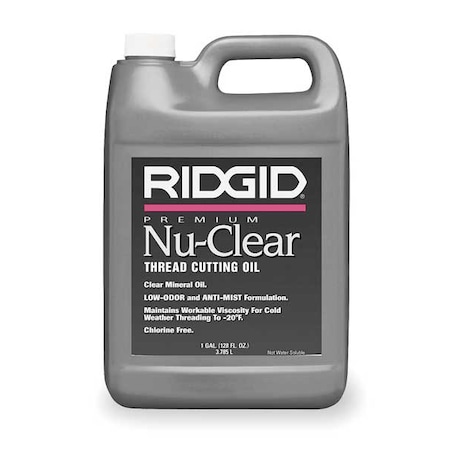 Ridgid Thread Cutting Oil, Nu-Clear, 1 Gal. 70835 | Zoro