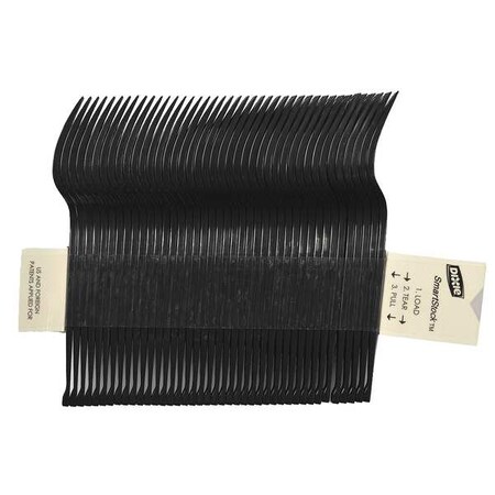 Dixie Fork, Black, Medium Weight, PK960 SSF51 | Zoro