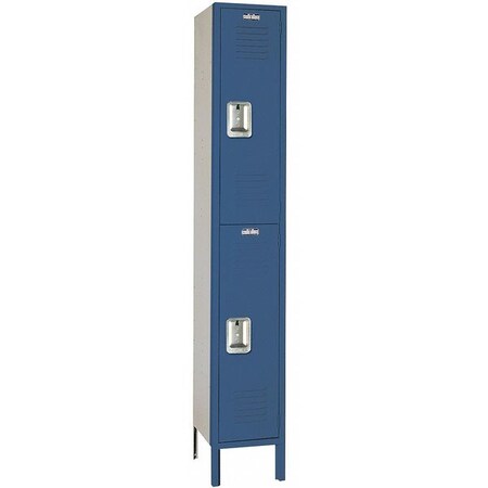 Lyon Wardrobe Locker, 15" W, 15" D, 78" H, (1) Wide, (2) Openings ...