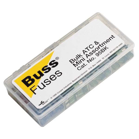 BUSSMANN Fuse Kit 95, 5 to 30A, ATC, ATM, - NO.95BK