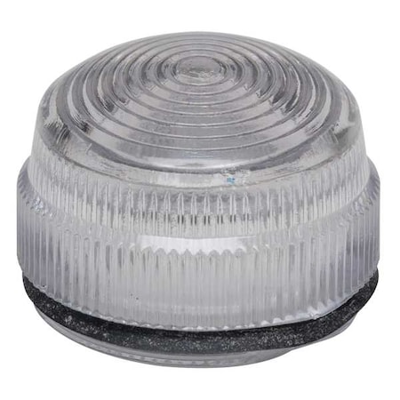 Ge Pilot Light Lens, 30mm, Red CR104PXL01R | Zoro