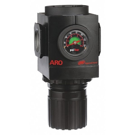 Aro Air Regulator, 1 In. NPT, 290 cfm, 250 psi R37461-600 | Zoro