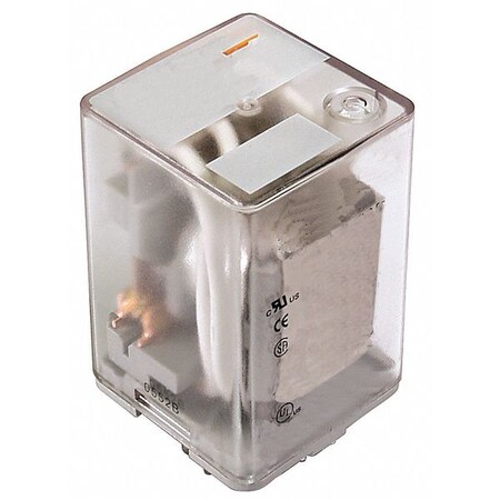 Schneider Electric Plug-In Relay, 24VAC Coil Volts, Octal, 11 Pin, 3PDT ...