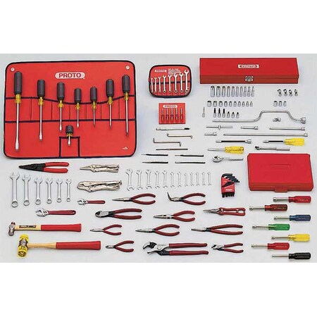 Proto Master Tool Set, General Purpose, SAE J99100 | Zoro