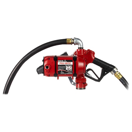 Fill-Rite Fuel Transfer Pump, 120V AC, 25 gpm Max. Flow Rate , 1/3 HP ...