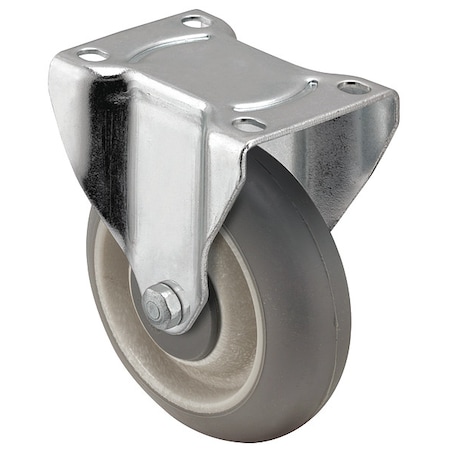 Shepherd Hardware 4" X 1-1/4" Non-Marking Monotech (Donut) Rigid Caster ...