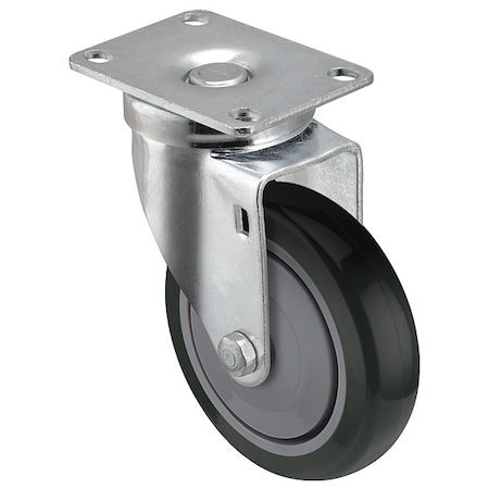 Shepherd Hardware 4" X 1-1/4" Non-Marking Polyurethane Swivel Caster ...