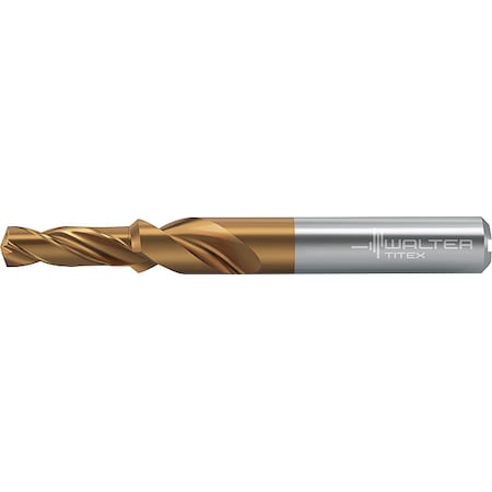 Walter Step Chamfer Drill Bit, 5.00 mm, Carbide, 7378934 7378934 | Zoro