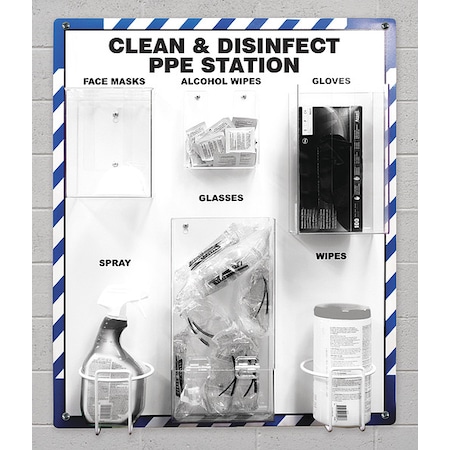 Accuform Clean and Disinfect PPE Station PRF300 | Zoro