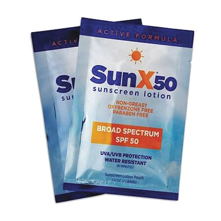 Sunx Sun X 50 Sunscreen Pouch, PK300 18-914G | Zoro