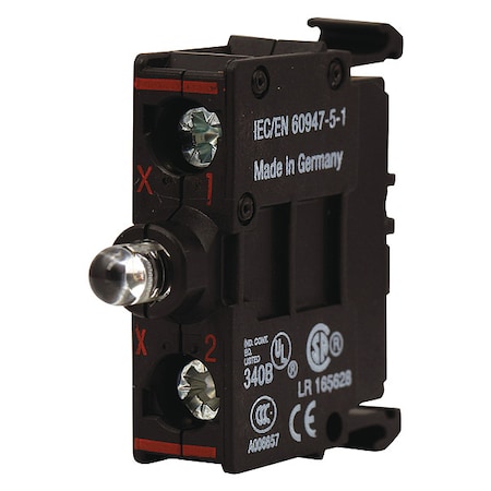 Eaton Lamp Module, LED, 30 V AC/DC, Red, 22mm M22-LEDC-R | Zoro