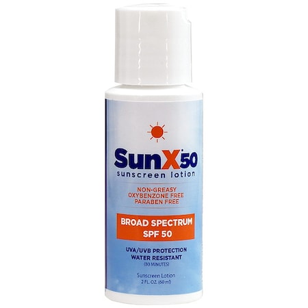 Sunx Sunscreen, 2 oz, Bottle, 50 SPF 18-903G | Zoro