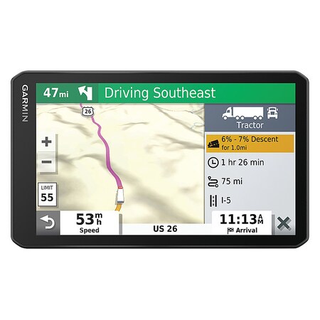 Garmin GPS Truck Navigator Tablet,7 (DEZLOTR700) | Zoro