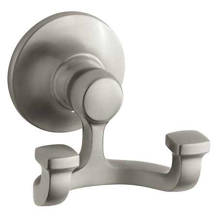 Kohler Robe Hook, Metal, Brushed, 3 1/8 in W 11414-BN | Zoro