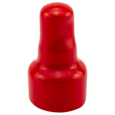 Caplugs Vinyl Ergonomic Pull-Tab Cap, Red Vinyl, Caplugs Standard Red ...
