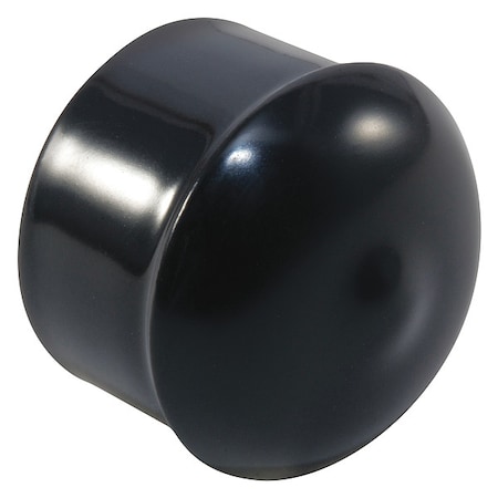 Caplugs Vinyl Cap with Flange, Black Vinyl, Caplugs Standard Black 5000 ...