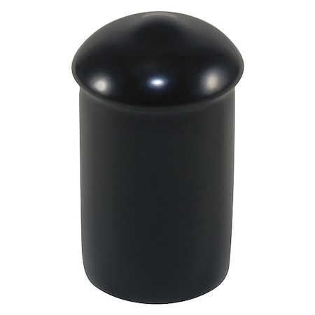 Caplugs Vinyl Cap with Flange, Black Vinyl, Caplugs Standard Black 2500 ...
