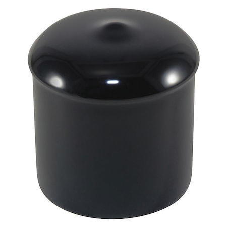 Caplugs Vinyl Cap with Flange, Black Vinyl, Caplugs Standard Black 1000 ...
