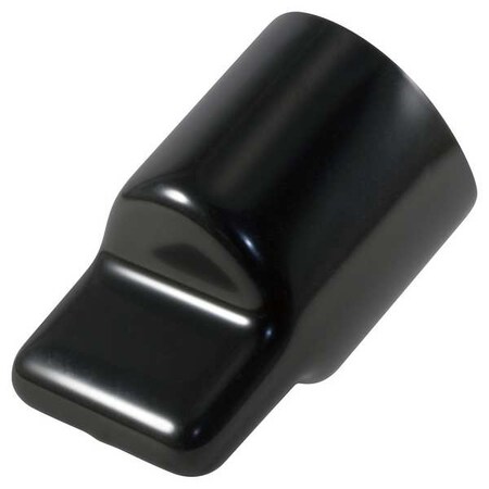 Caplugs Vinyl Flat Pull-Tab Cap, Black Vinyl, Caplugs Standard Black ...