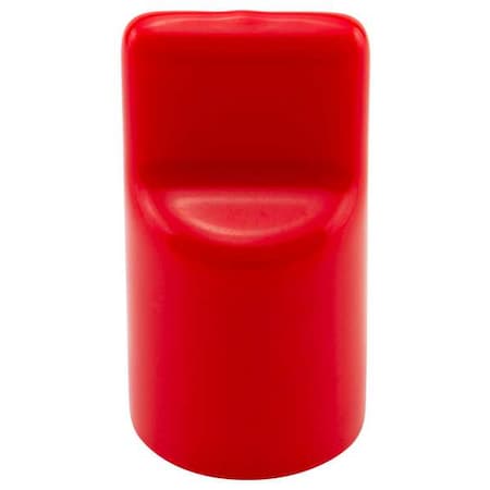 Caplugs Vinyl Flat Pull-Tab Cap, Red Vinyl, Caplugs Standard Red 500 PK ...
