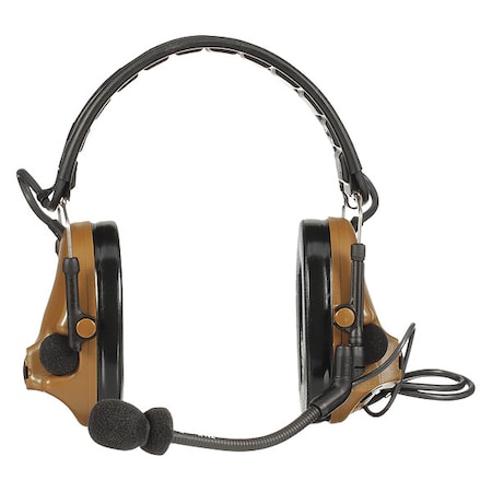 3M Tactical Headset, Two Way, Foldable, Brown MT20H682FB-47 CY | Zoro