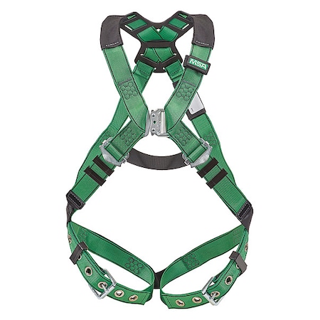 Msa Safety Fall Protection Harness, Vest Style, 2XL 10206060 | Zoro