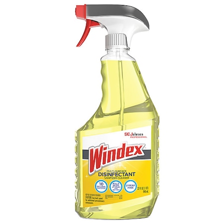 Windex Liquid Multi-Surface Disinfectant Cleaner, Unscented, Trigger ...