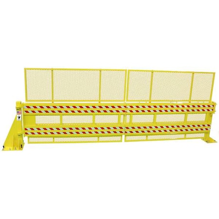 Defender Gate Safety Gate, Manual, Steel, 8 ft Gate W DG20-6-SG-RH | Zoro