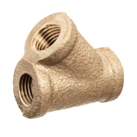 Zoro Select Wye, Brass, 3/4 in Pipe Size, Female NPT ZUSA-PF-10518 | Zoro