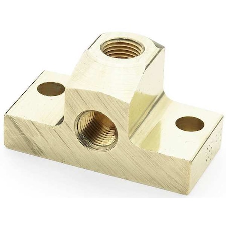 Parker 90 Degrees Drop-Ear Elbow Brass 90 Degrees Drop-Ear Elbow, 1/8 ...