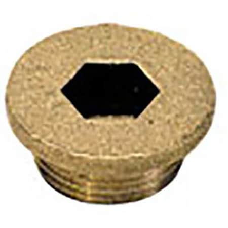 Legris Brass Internal Hex Head Plug with Collar, Metric 0202 65 00 | Zoro