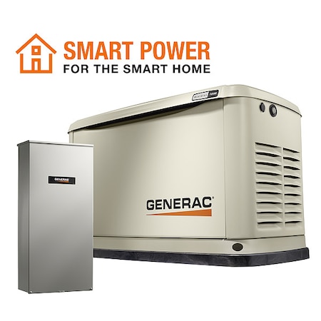 GENERAC 14kW Standby Generator, Single phase, Liquid Propane/Natural ...