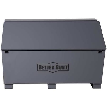 Better Built Sloped-Chest Jobsite Box, Gray, 60 in W x 30 in D x 37-1/2 ...