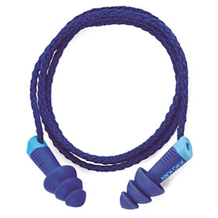 Moldex Alphas(TM) Reusable TPE Ear Plugs, Flanged Shape, 27 dB, Gray ...