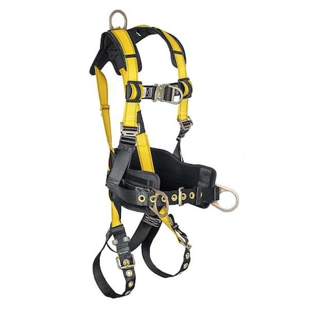 Condor Not Applicable Full Body Harness, L, 420 lb, Quick-Connect Chest ...
